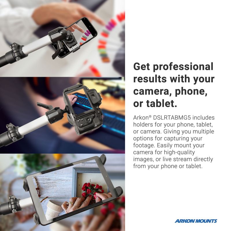 arkon-overhead-camera-phone-and-tablet-mount-phone-holder-tablet-holder ...