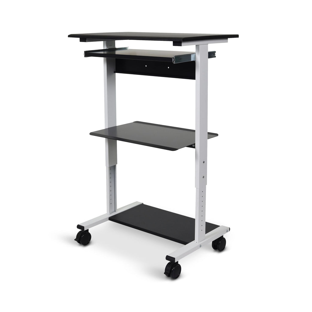 Home › Luxor STAND-WS30 Three-shelf Adjustable Stand Up Workstation
