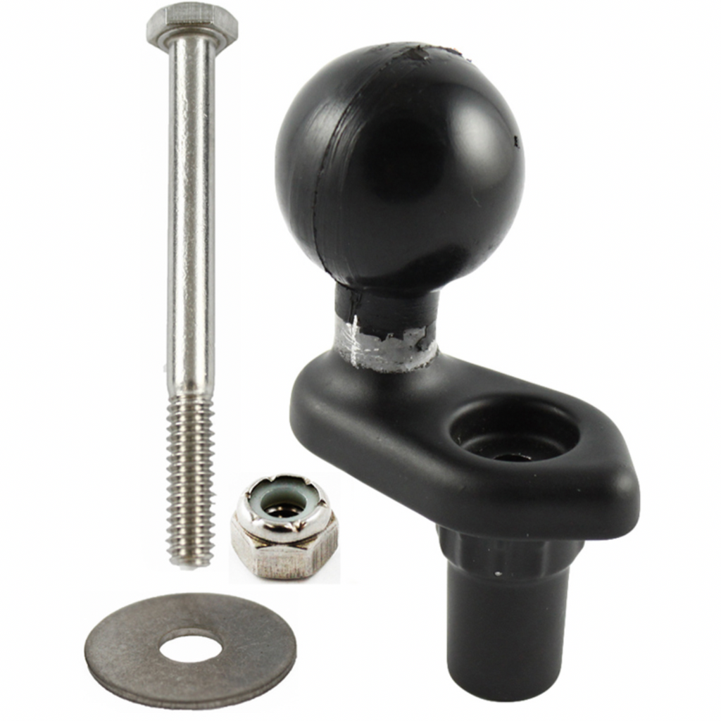RAM-351U RAM Mounts Fishing Rod Adapter Post with 1.5-Inch Ball